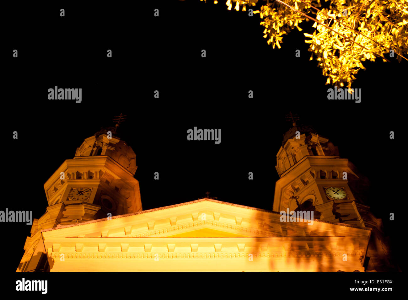 Ancient catholic church clock in hi-res stock photography and images ...