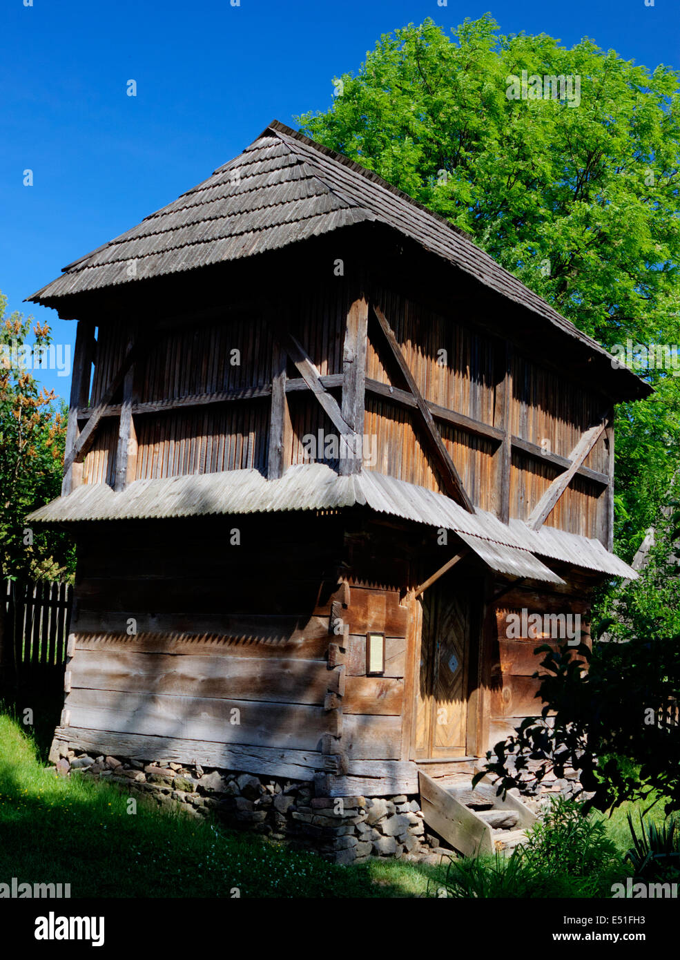 old wooden structure Stock Photo - Alamy