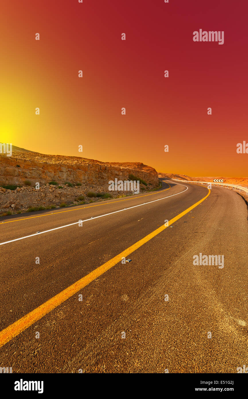 Road in judean desert hi-res stock photography and images - Alamy
