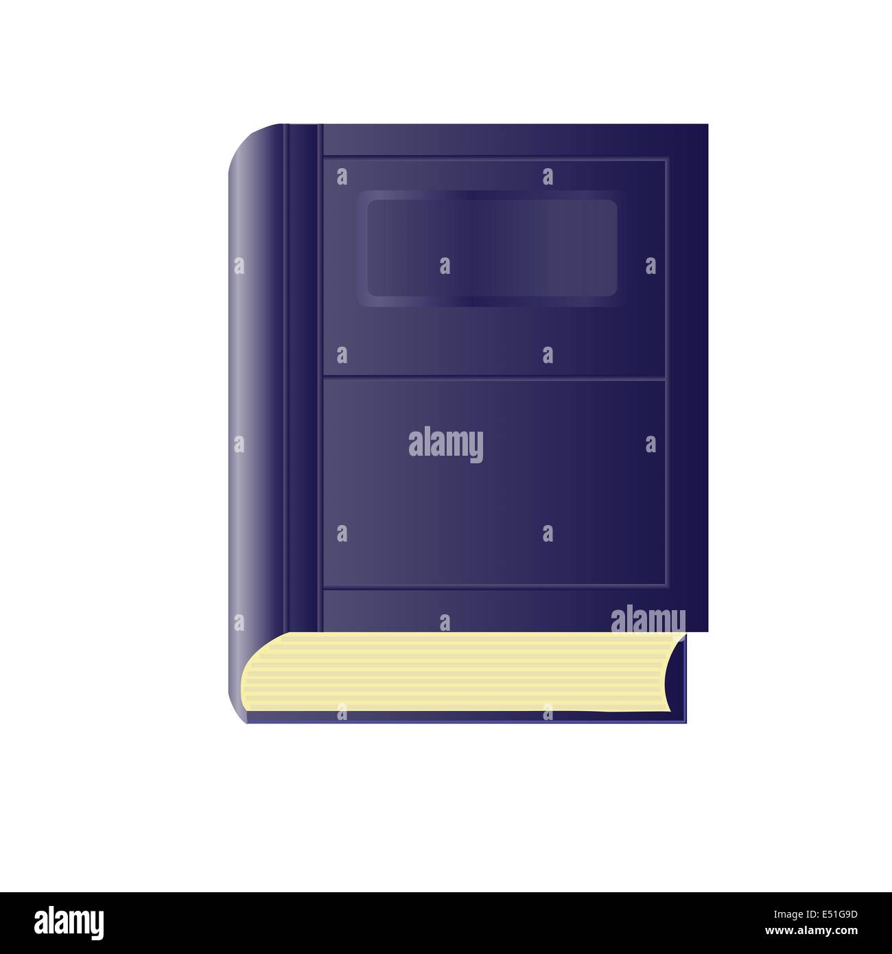 Blue book illustration Cut Out Stock Images & Pictures - Alamy