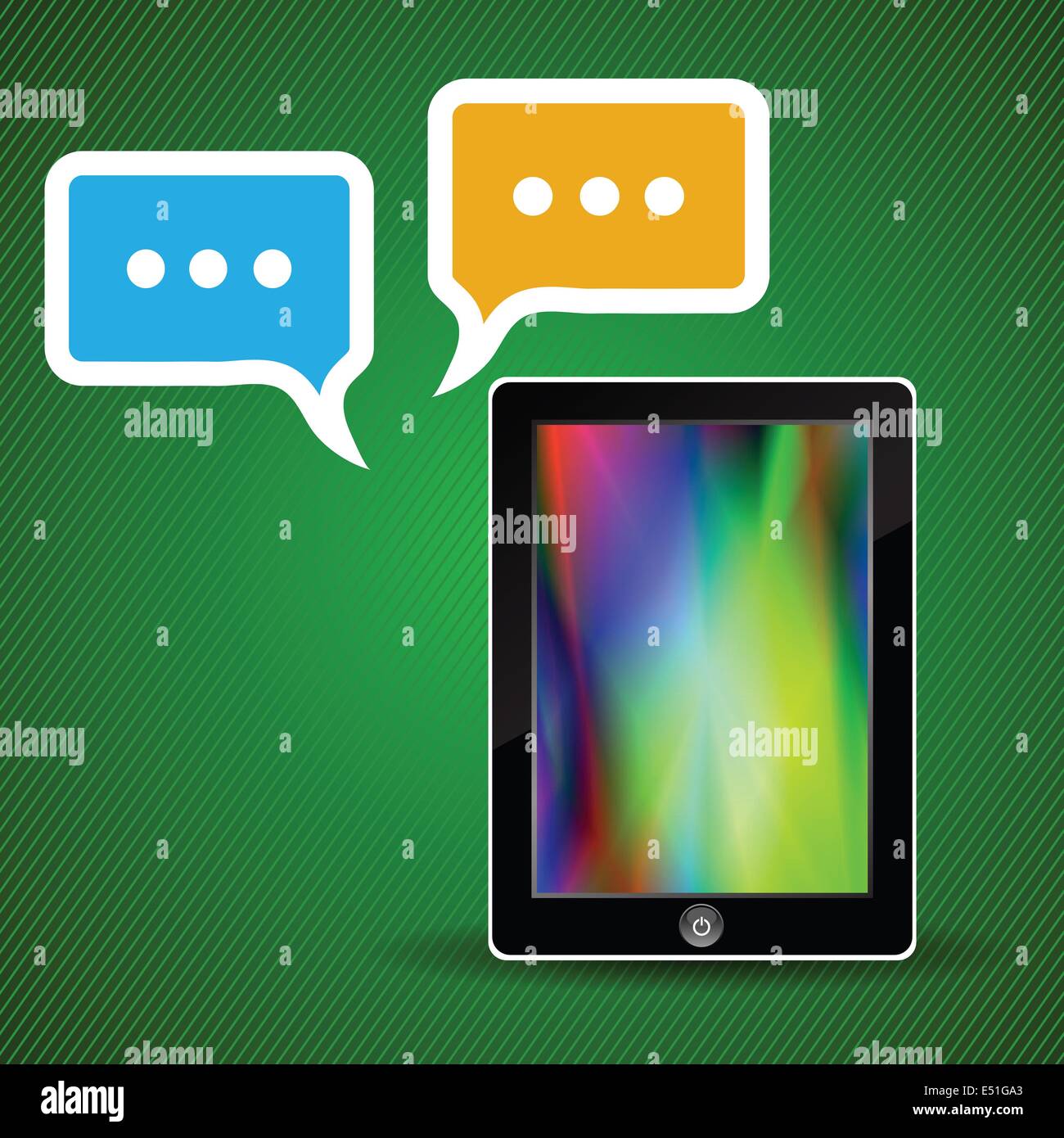 Cartoon laptop computer speech bubble hi-res stock photography and ...