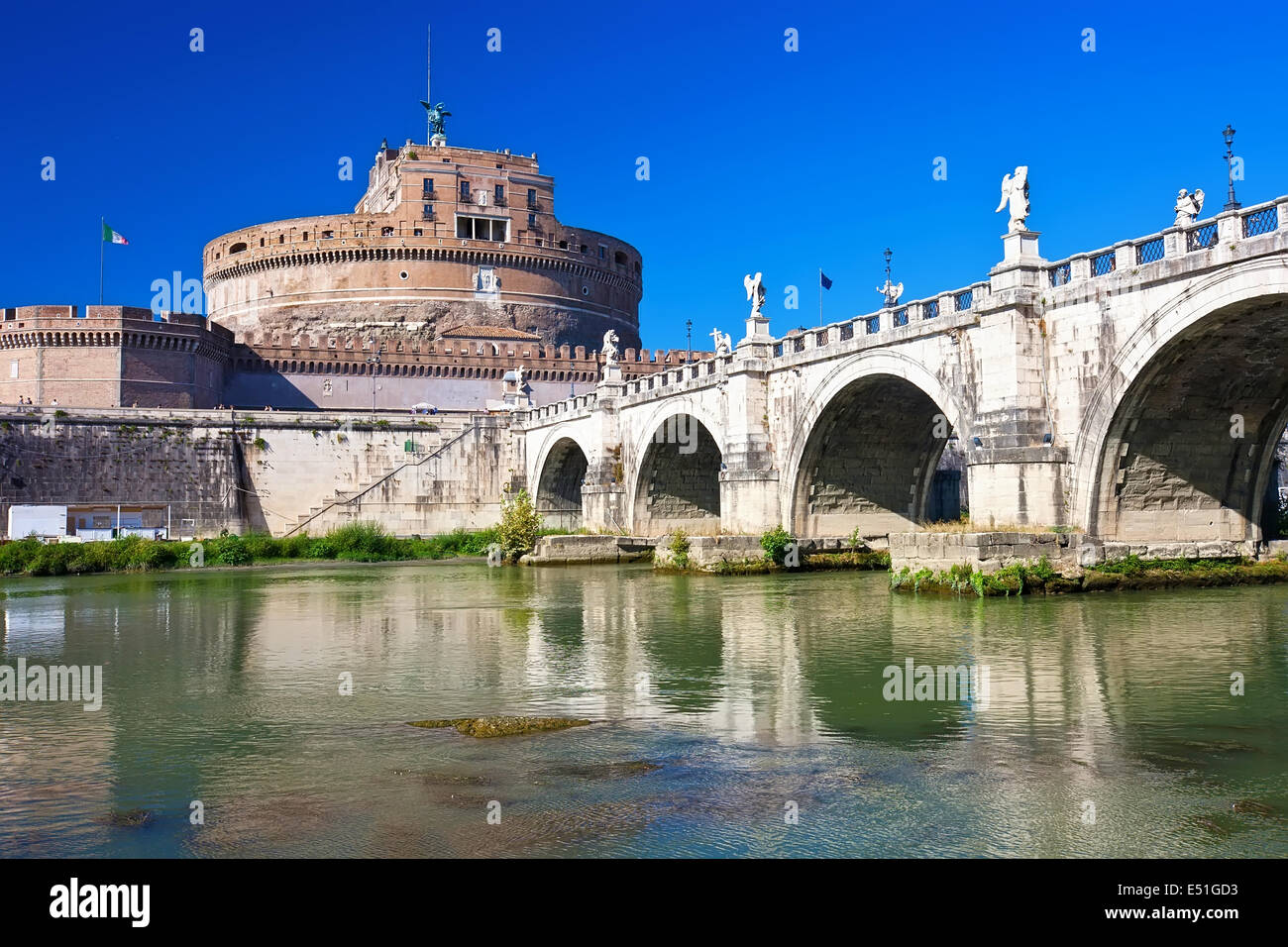 Saint Angel castle Stock Photo - Alamy