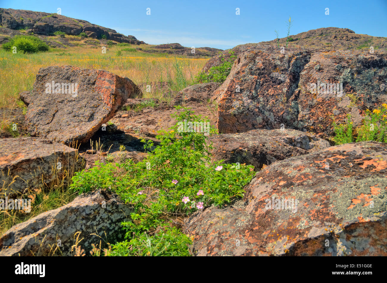 Reserve Stone Tombs, Ukraine Stock Photo - Alamy