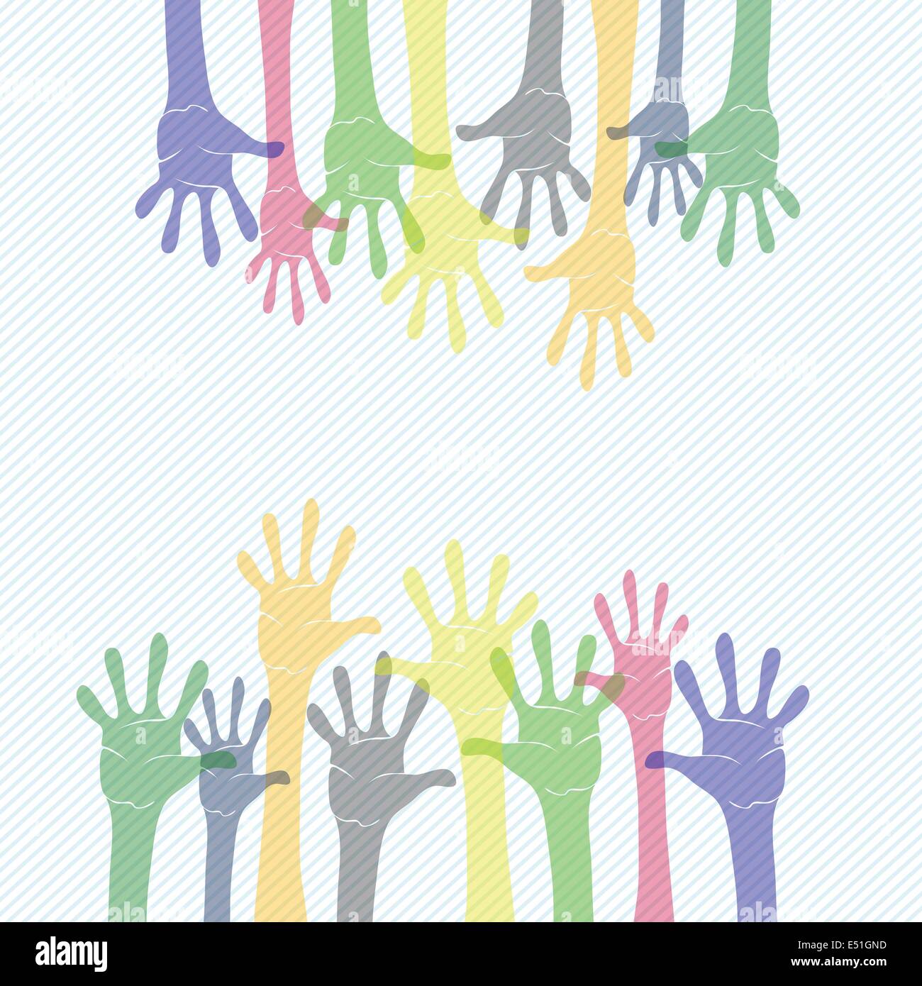 Hands outline hi-res stock photography and images - Alamy