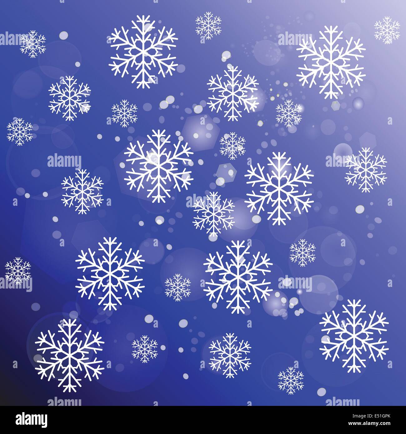 Blue snowflake icons collection hi-res stock photography and images - Alamy