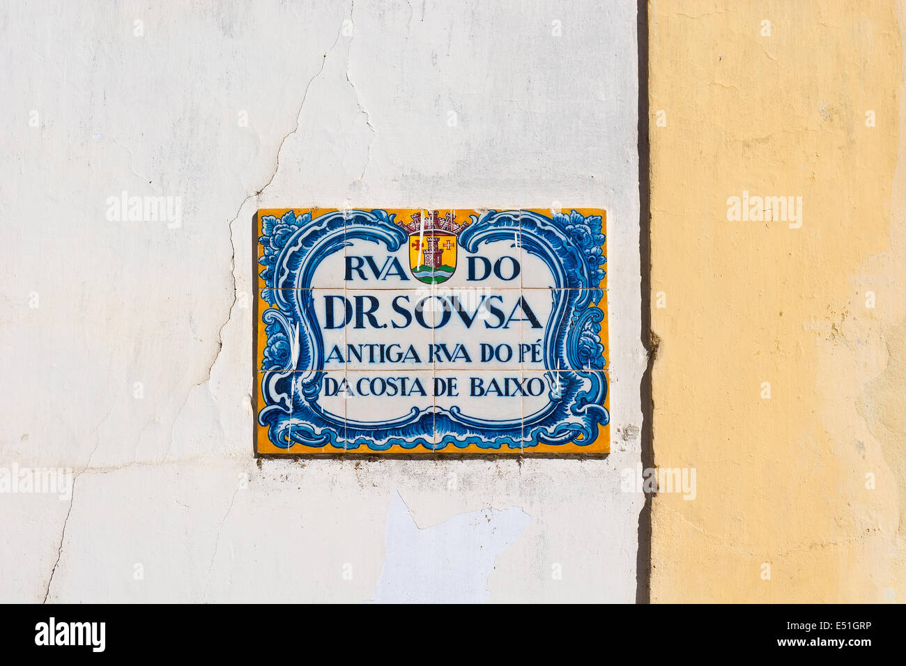 Portuguese street sign hi-res stock photography and images - Alamy