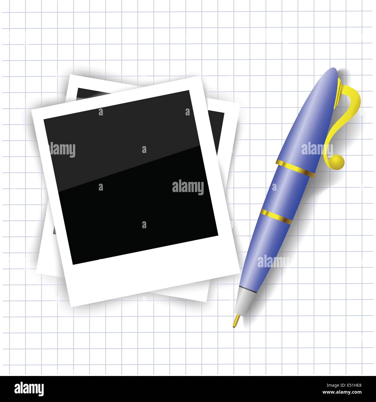 frames and pen Stock Photo - Alamy