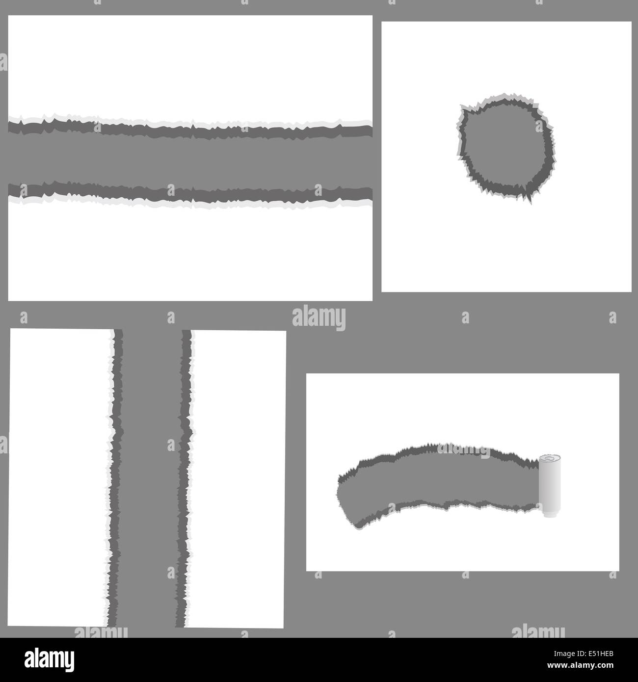 White creased sticker paper Black and White Stock Photos & Images - Alamy