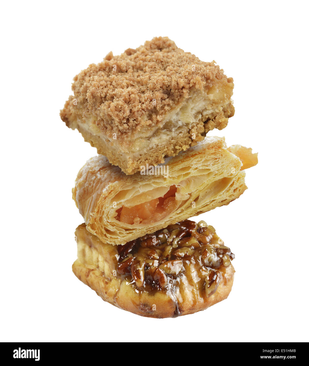 Baked desserts Cut Out Stock Images & Pictures - Alamy