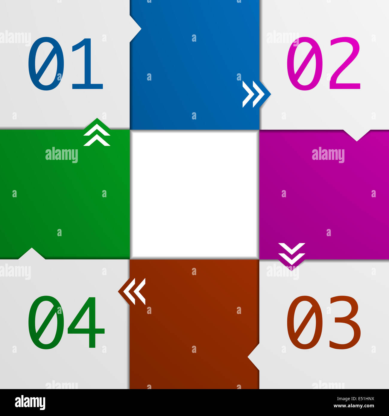 infographic square template Stock Photo - Alamy