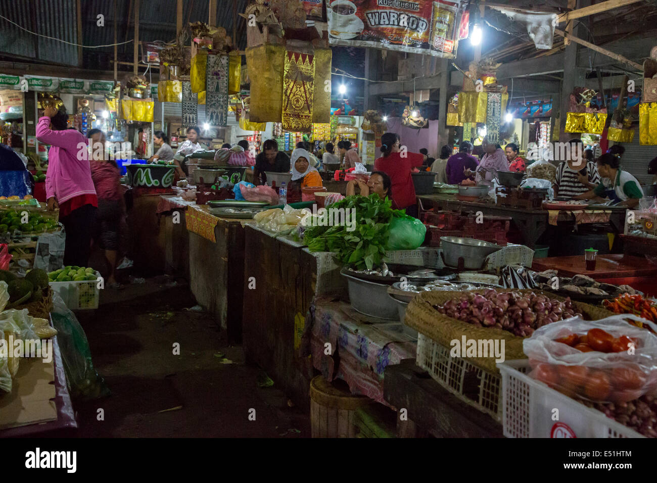 Vegetables market indonesia hi-res stock photography and images - Alamy