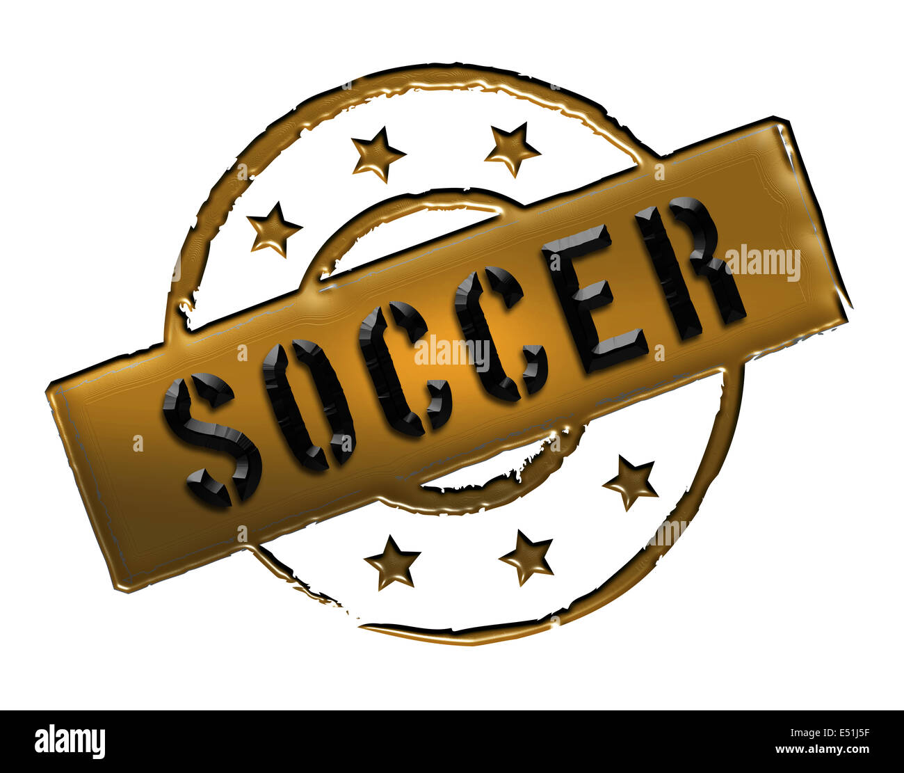 Stamp - soccer Stock Photo - Alamy