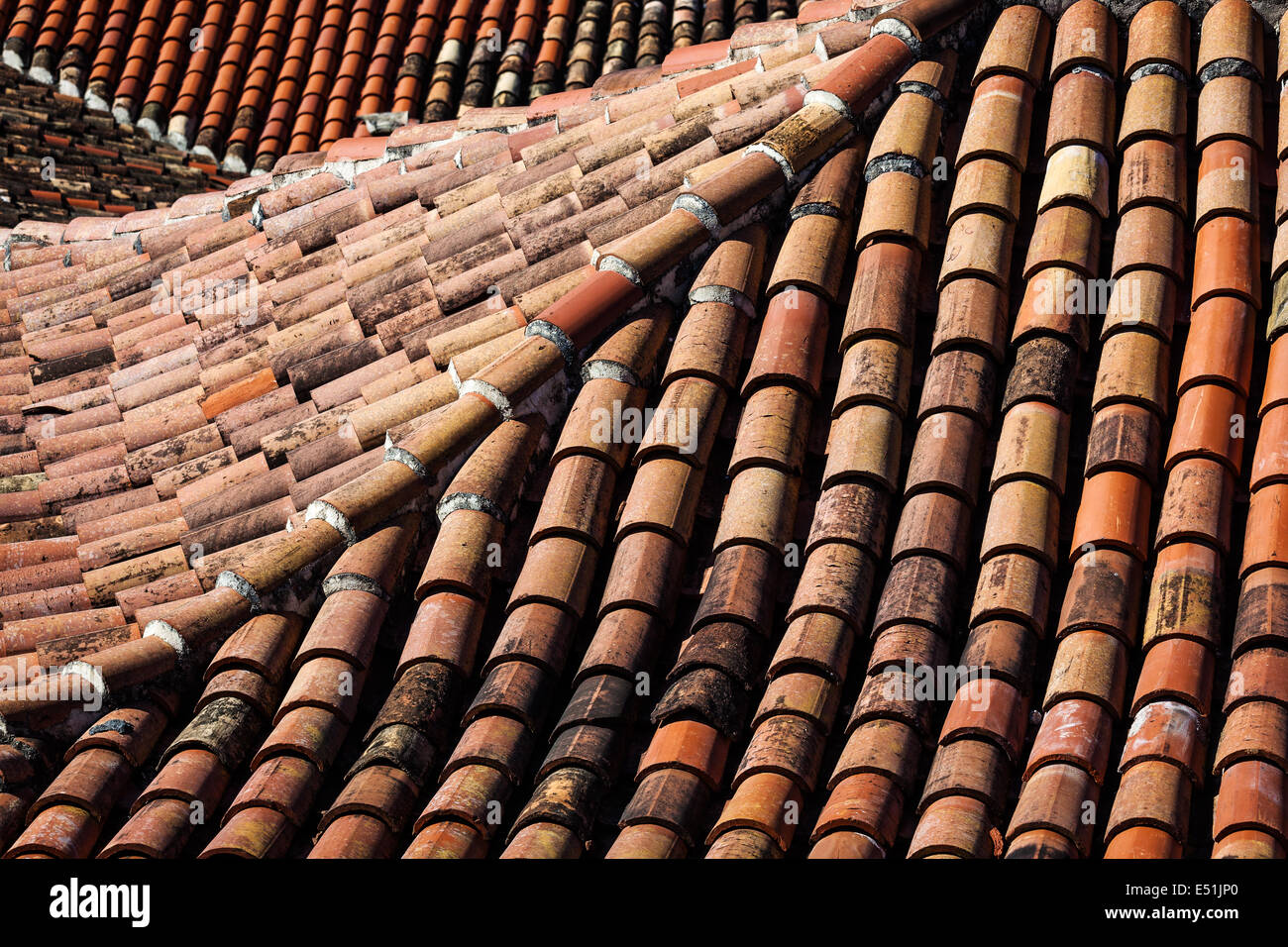 Red pantile roofs hi-res stock photography and images - Alamy
