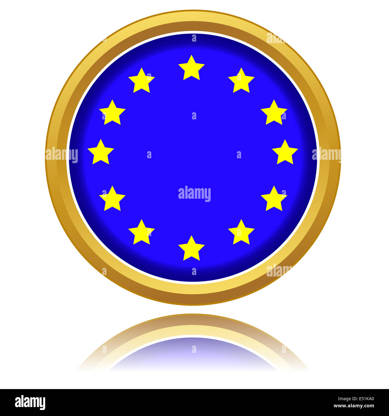 Euro flag icon hi-res stock photography and images - Alamy