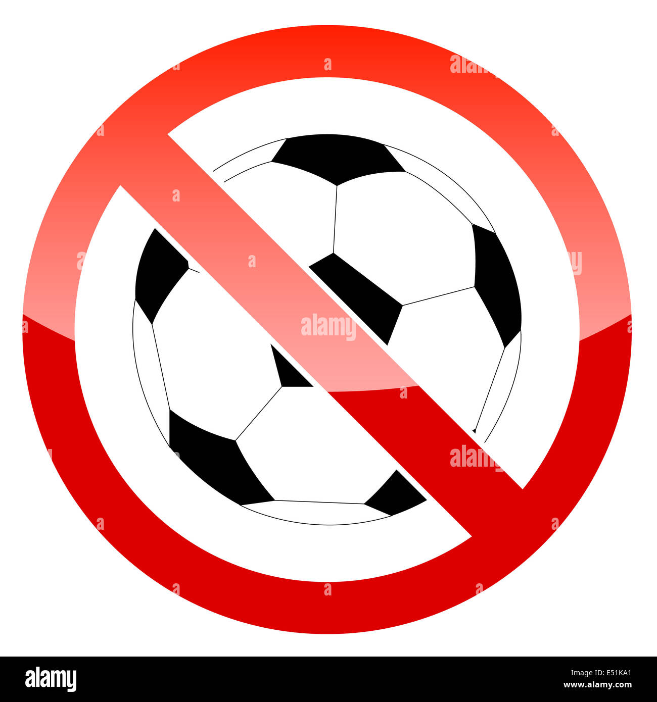 Football stop Cut Out Stock Images & Pictures - Alamy