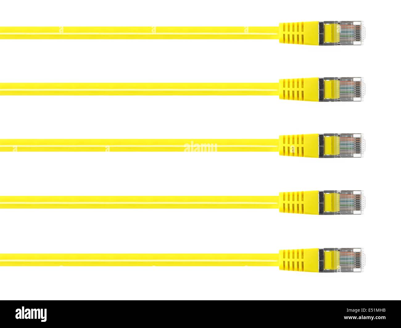 Red computer cable rj hi-res stock photography and images - Alamy