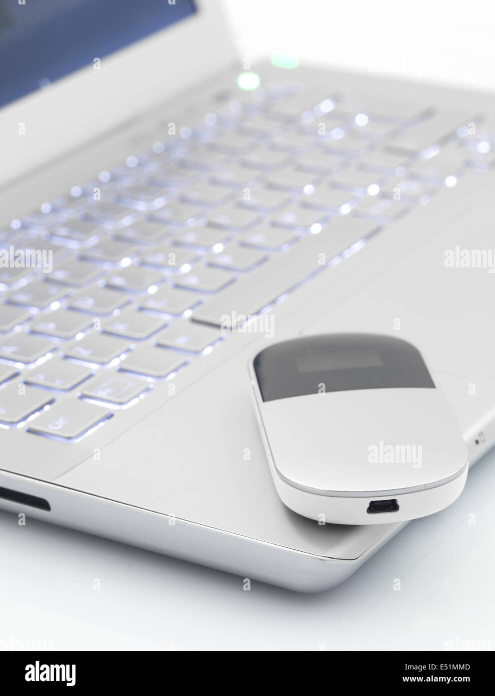 Computer with 4G modem wireless Stock Photo - Alamy