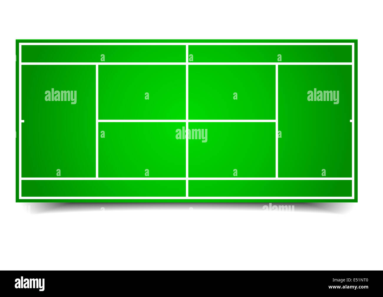 Tennis court illustration Cut Out Stock Images & Pictures - Alamy