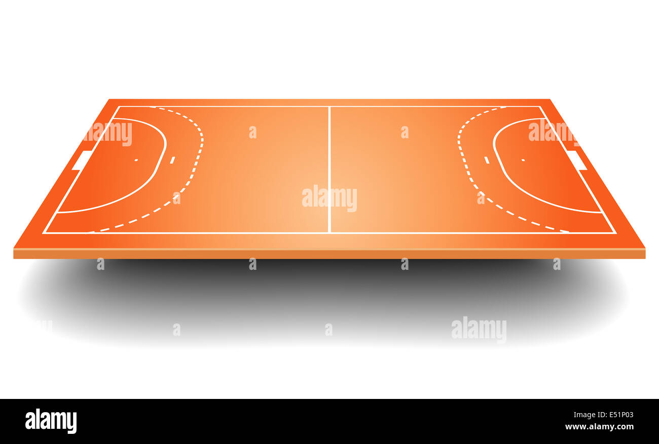 Handball illustration Cut Out Stock Images & Pictures - Alamy