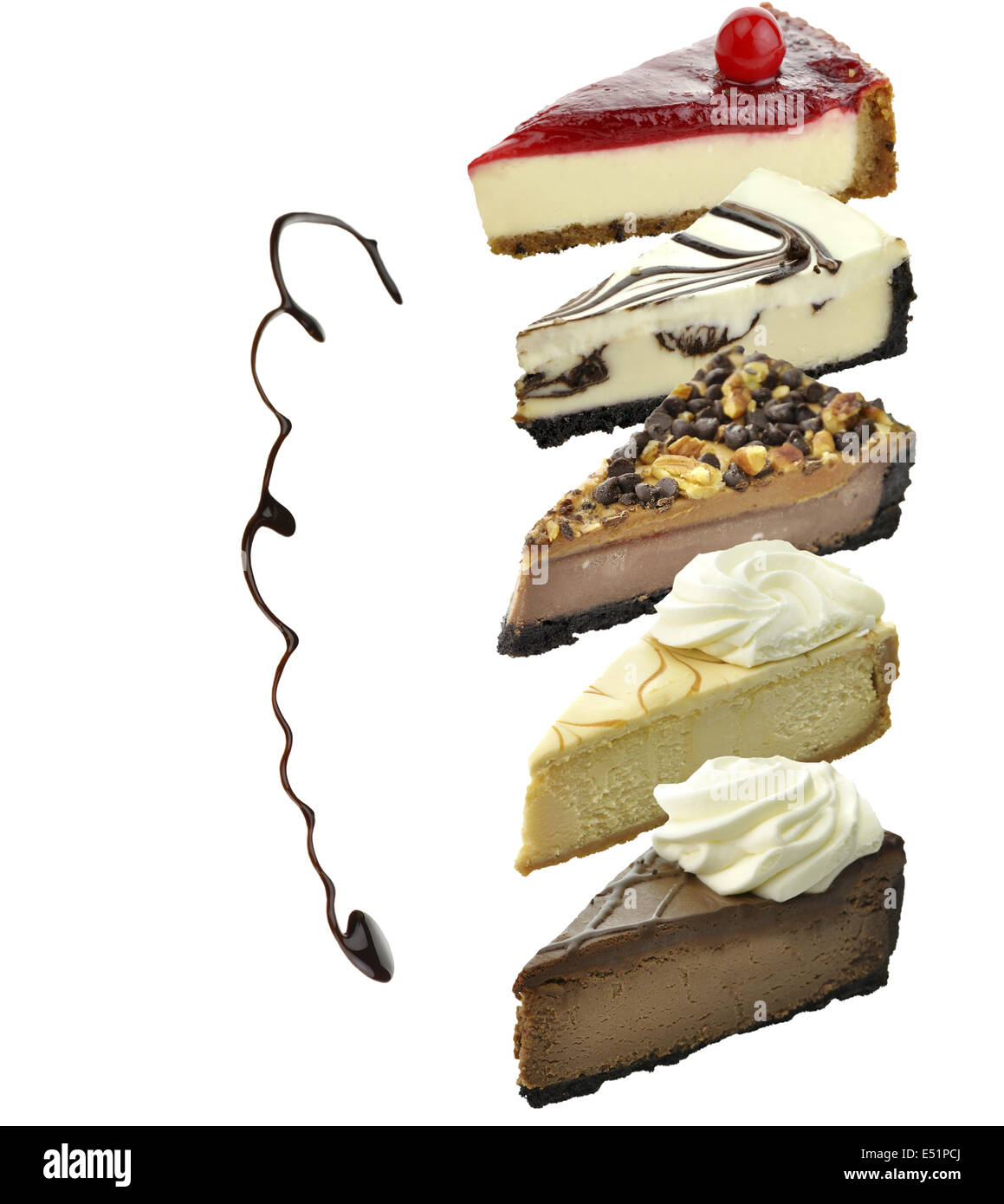 Cheesecake slices hi-res stock photography and images - Alamy