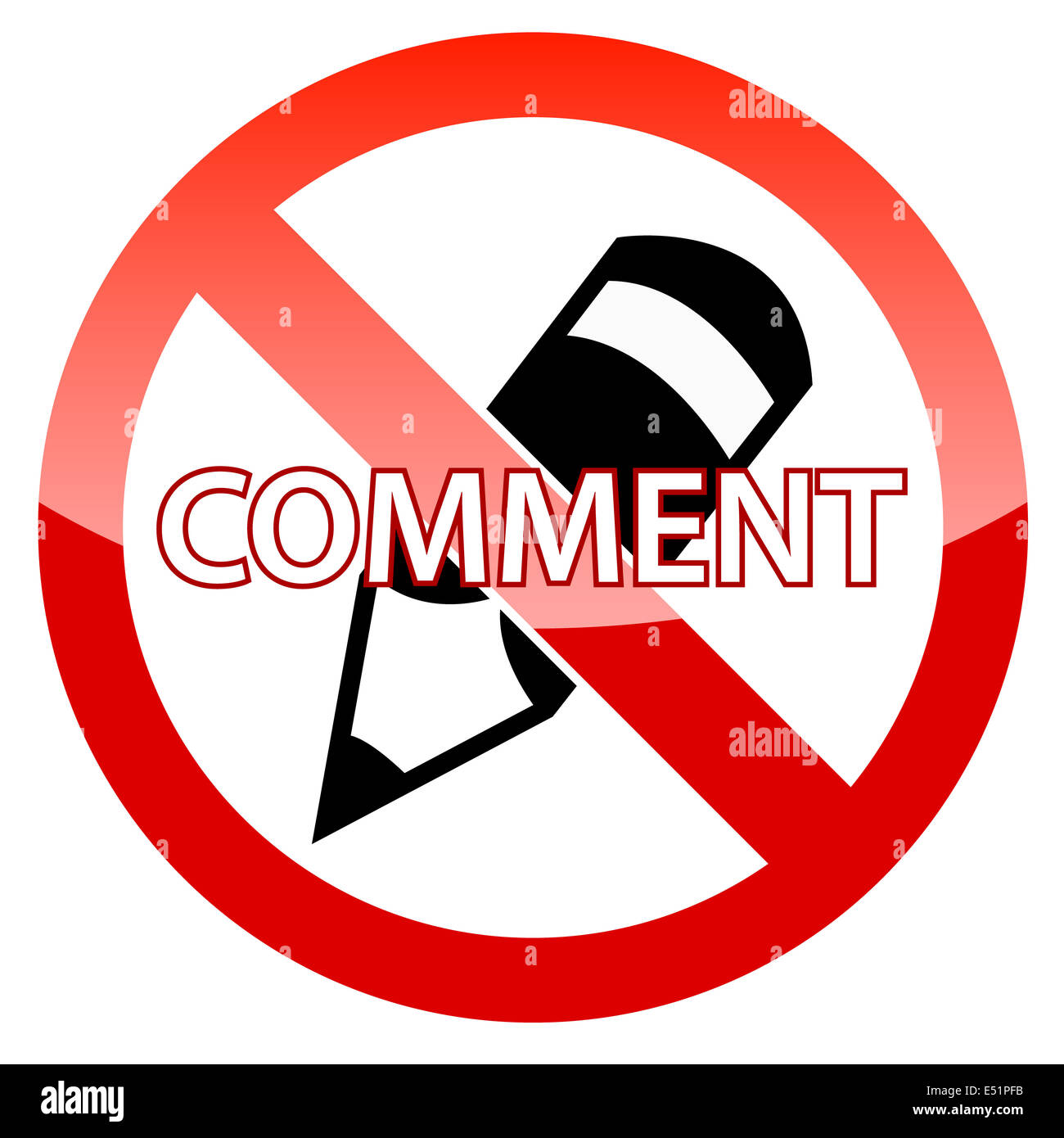 Comment box hi-res stock photography and images - Alamy