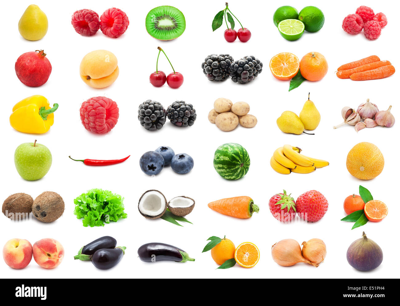 Fruits and Vegetables Stock Photo - Alamy