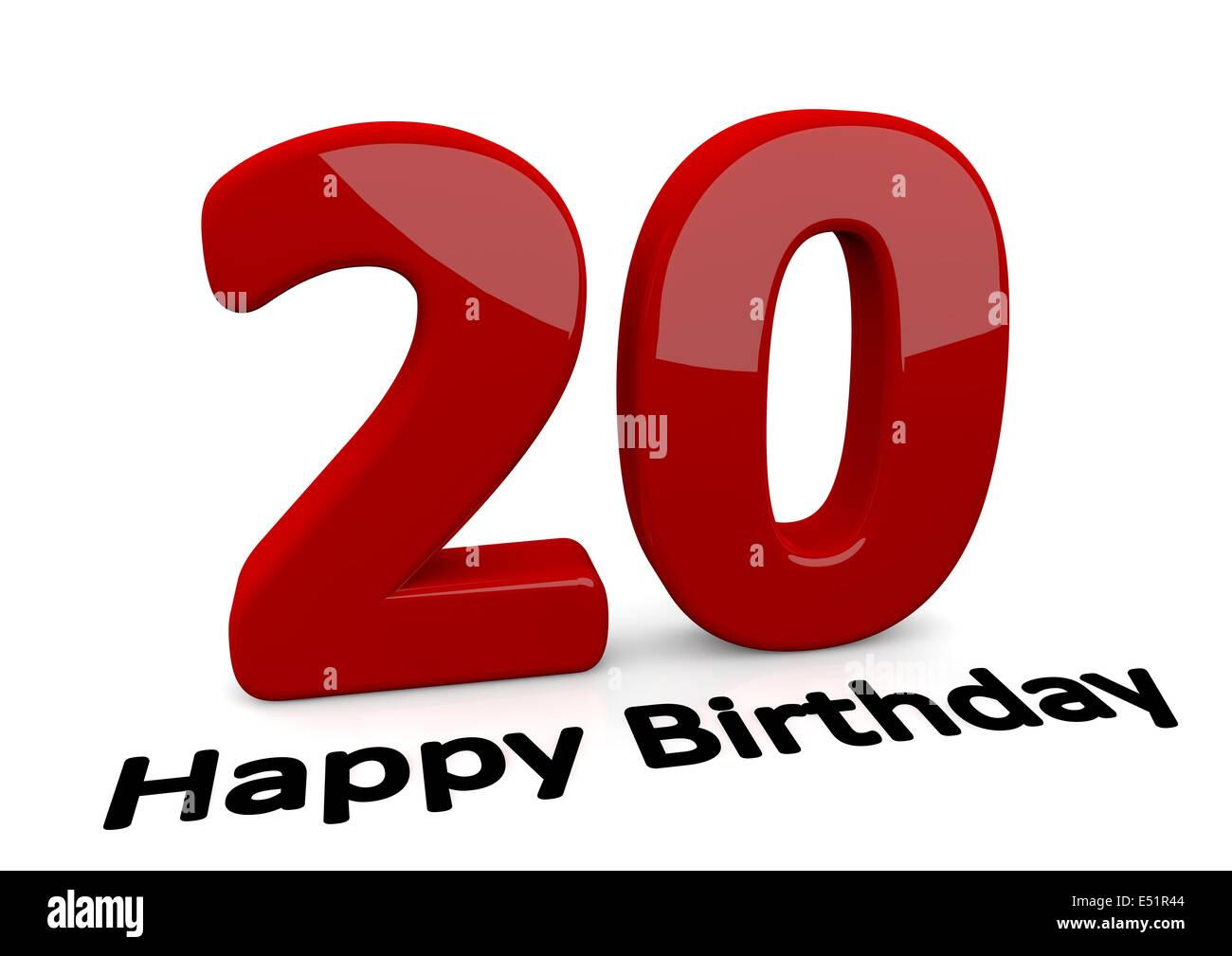 Number balloons 20 hi-res stock photography and images - Alamy