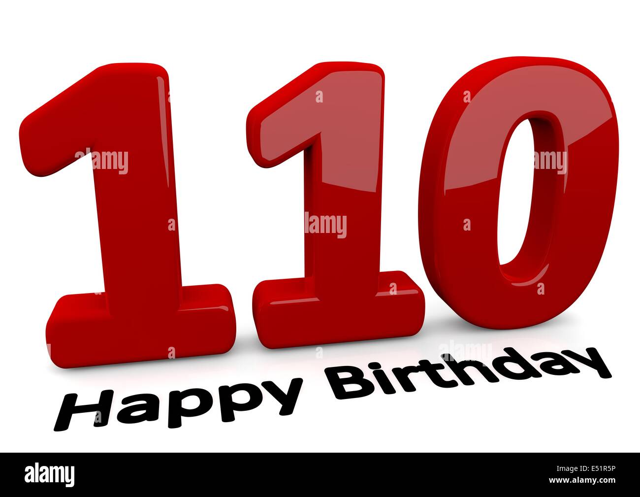 big red number for the birthday Stock Photo - Alamy