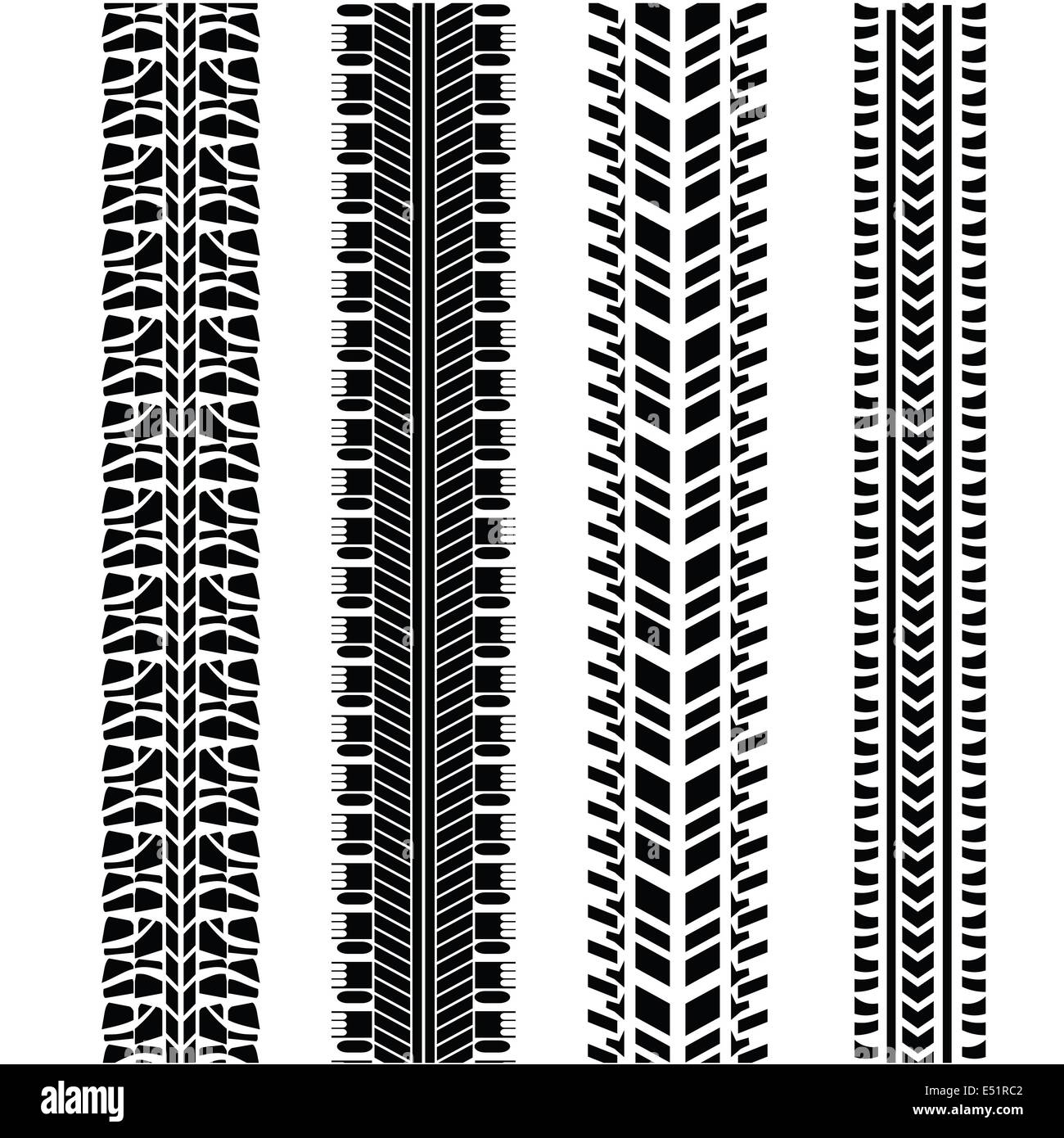 Bike tyre print Cut Out Stock Images & Pictures - Alamy