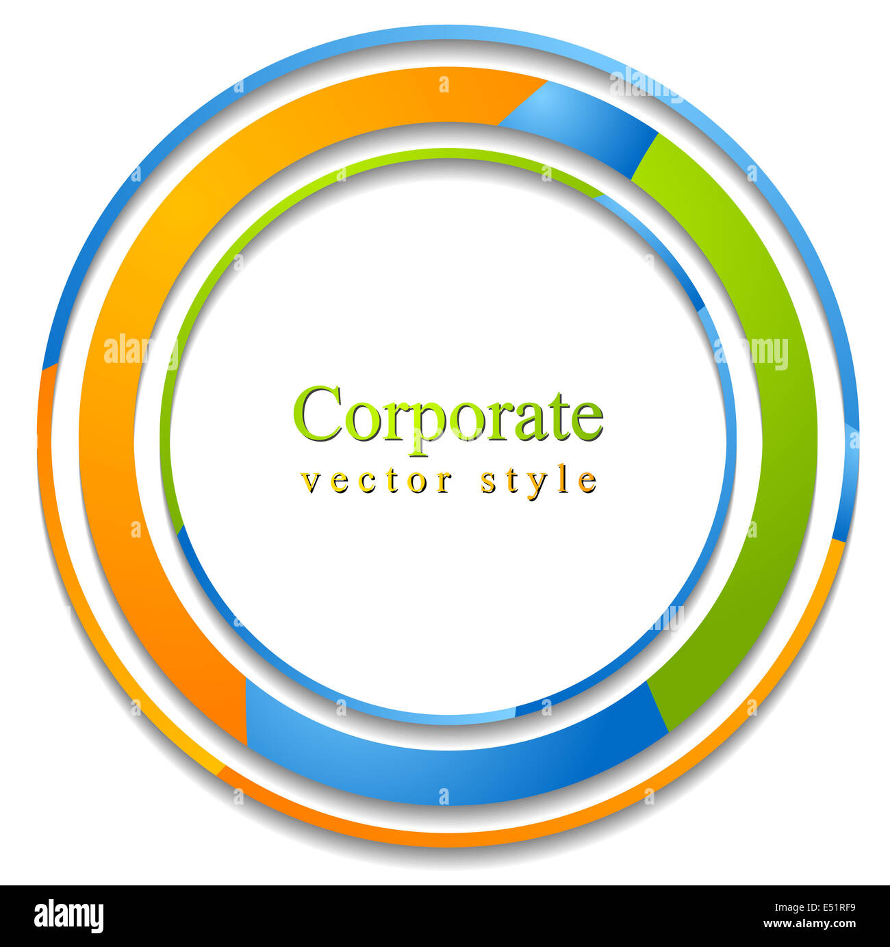 Elegant vector shiny circle logo hi-res stock photography and images ...