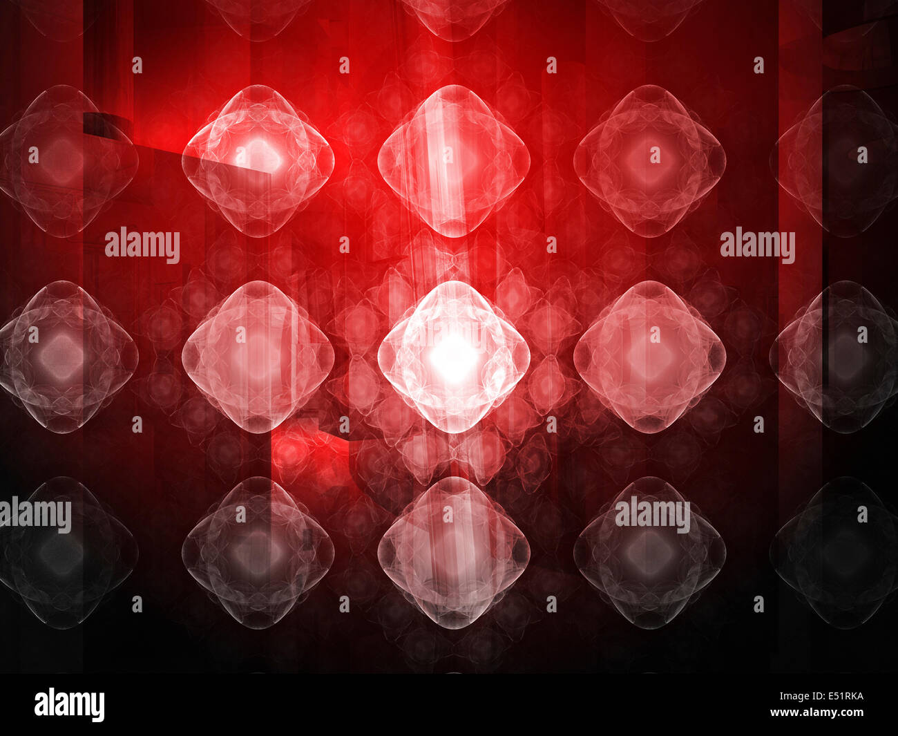 room in 3d, red background color effects Stock Photo - Alamy