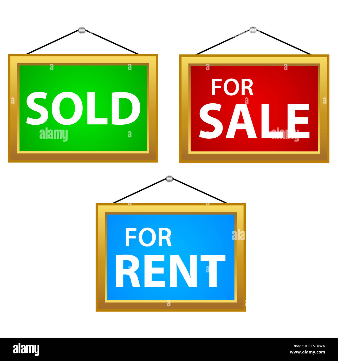 House to sell signs hi-res stock photography and images - Alamy