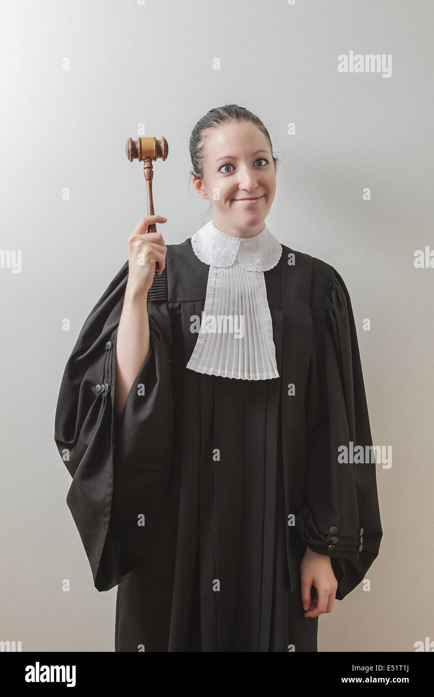 Portrait successful female judge hi-res stock photography and images ...