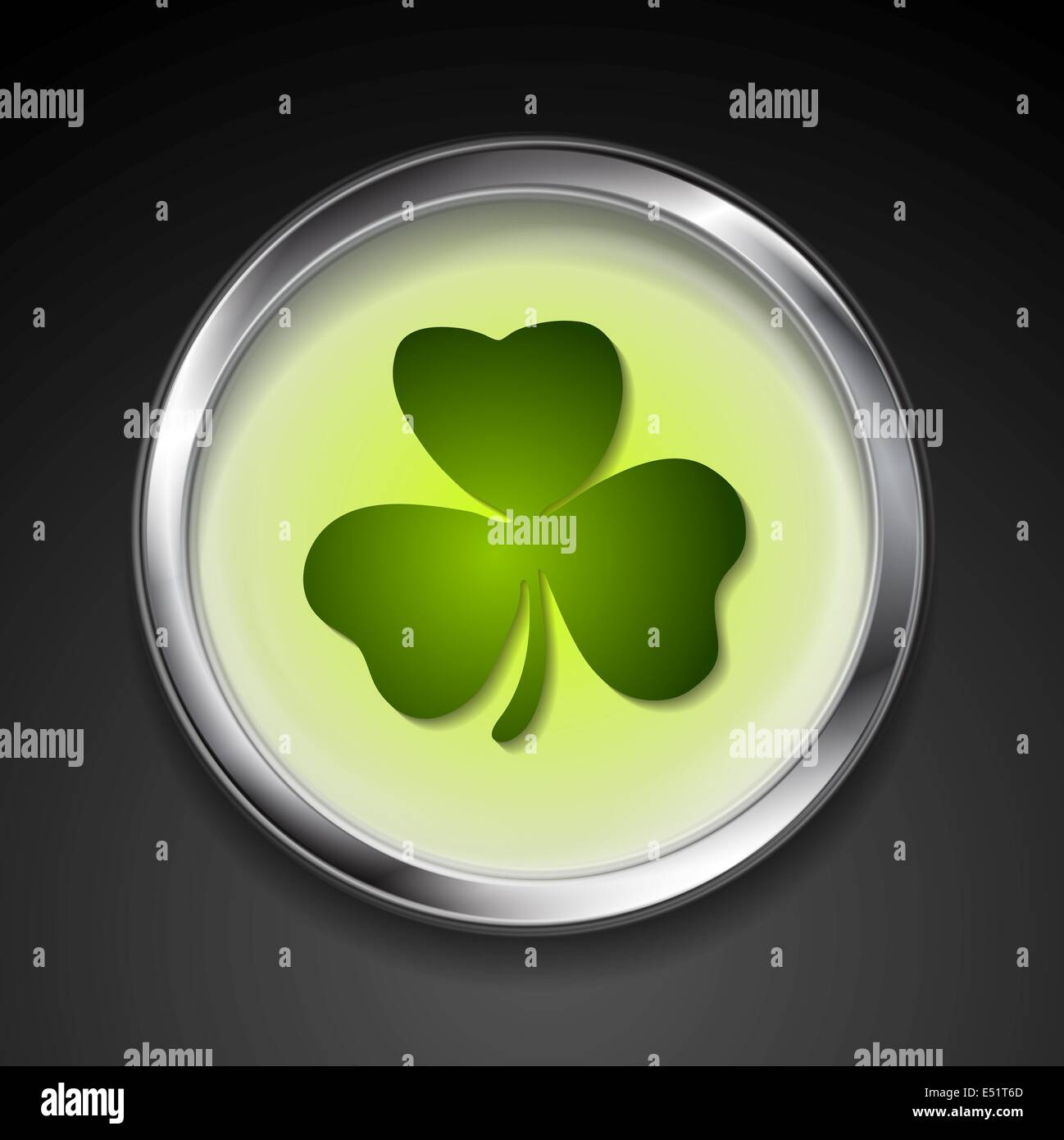 Silver shamrock hi-res stock photography and images - Alamy