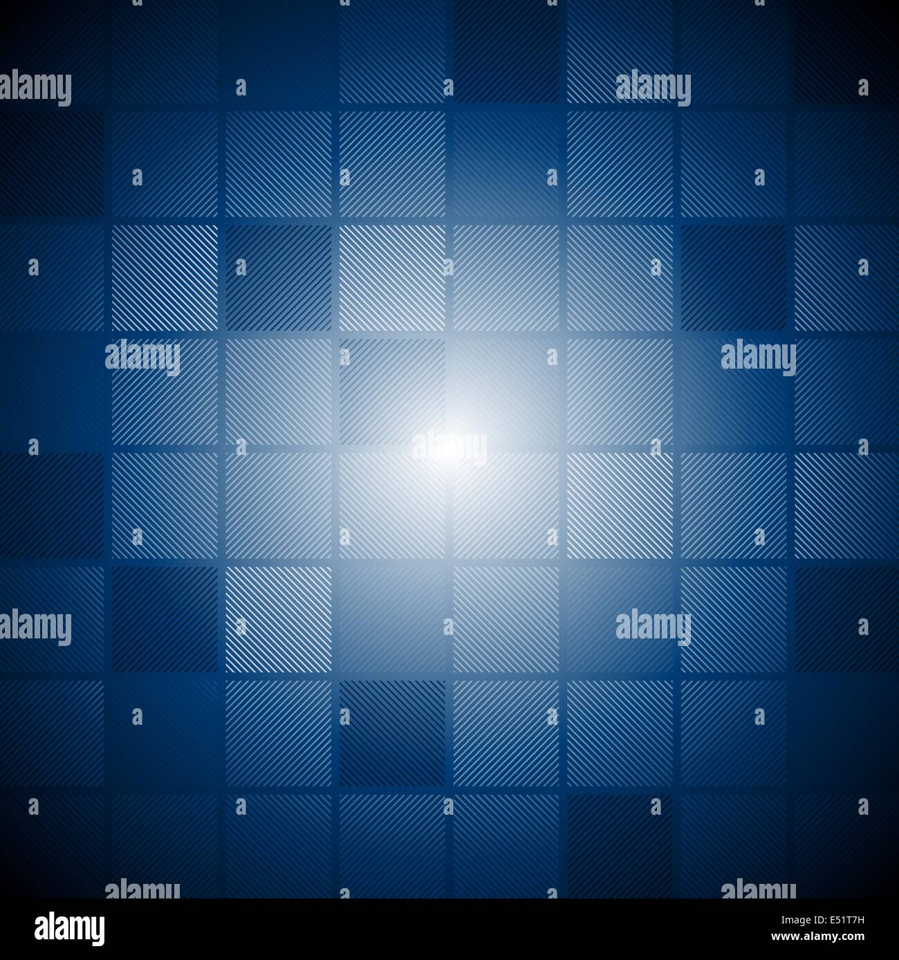 Abstract blue squares design Stock Photo - Alamy