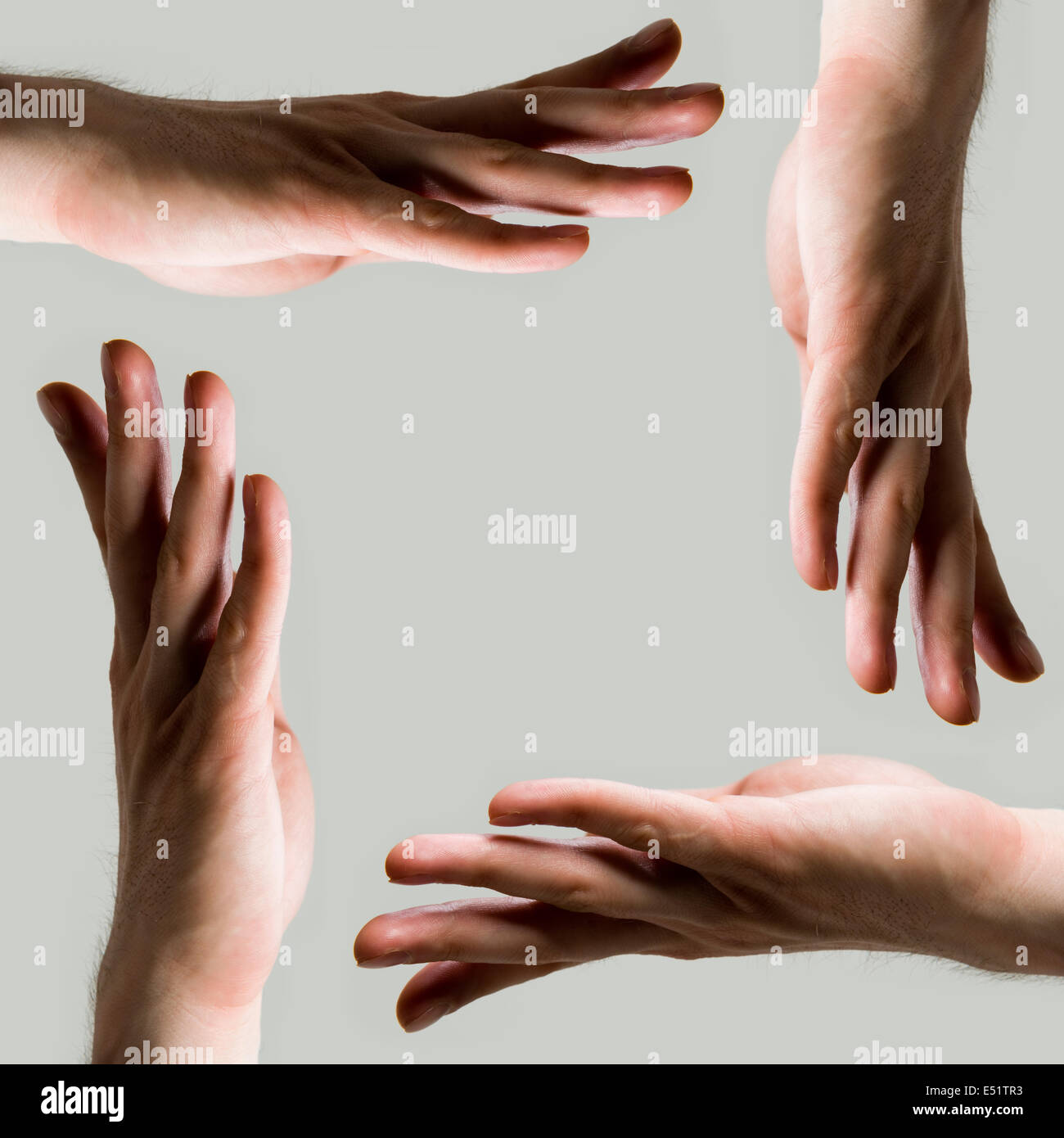 Group of human hands Stock Photo - Alamy