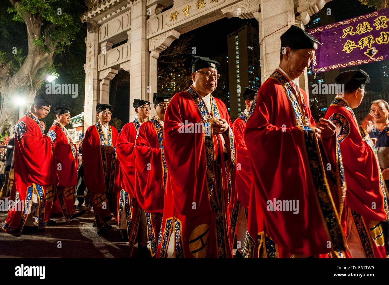 Monks prepare at Wong Tai Sin temple for the Lunar New Year as China ...