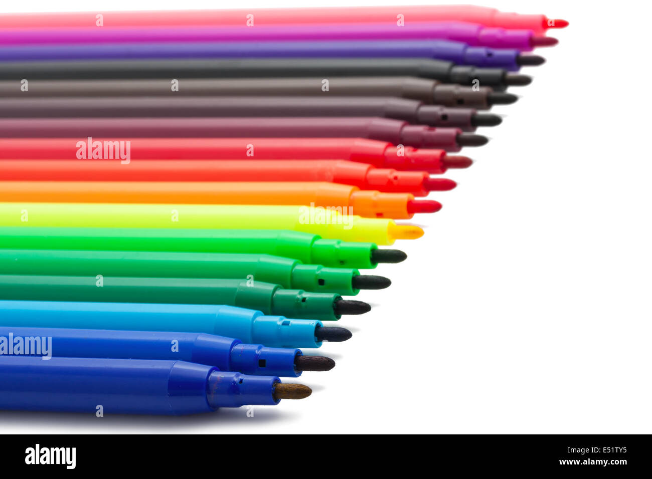 Color markers hi-res stock photography and images - Alamy