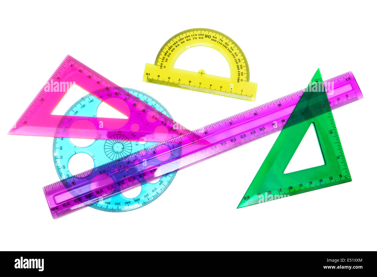 set of measuring tools Stock Photo - Alamy