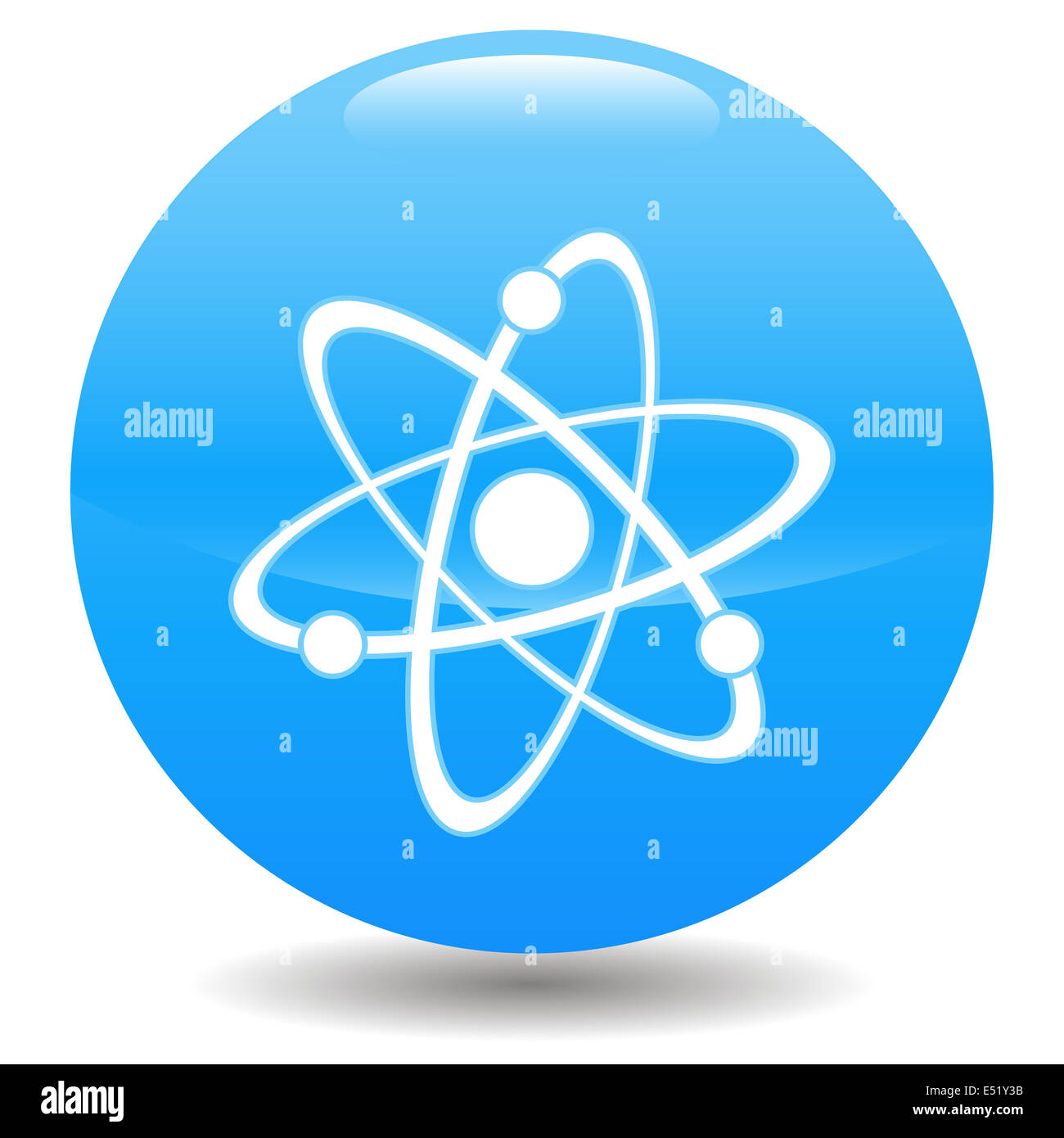 Atom icon hi-res stock photography and images - Alamy