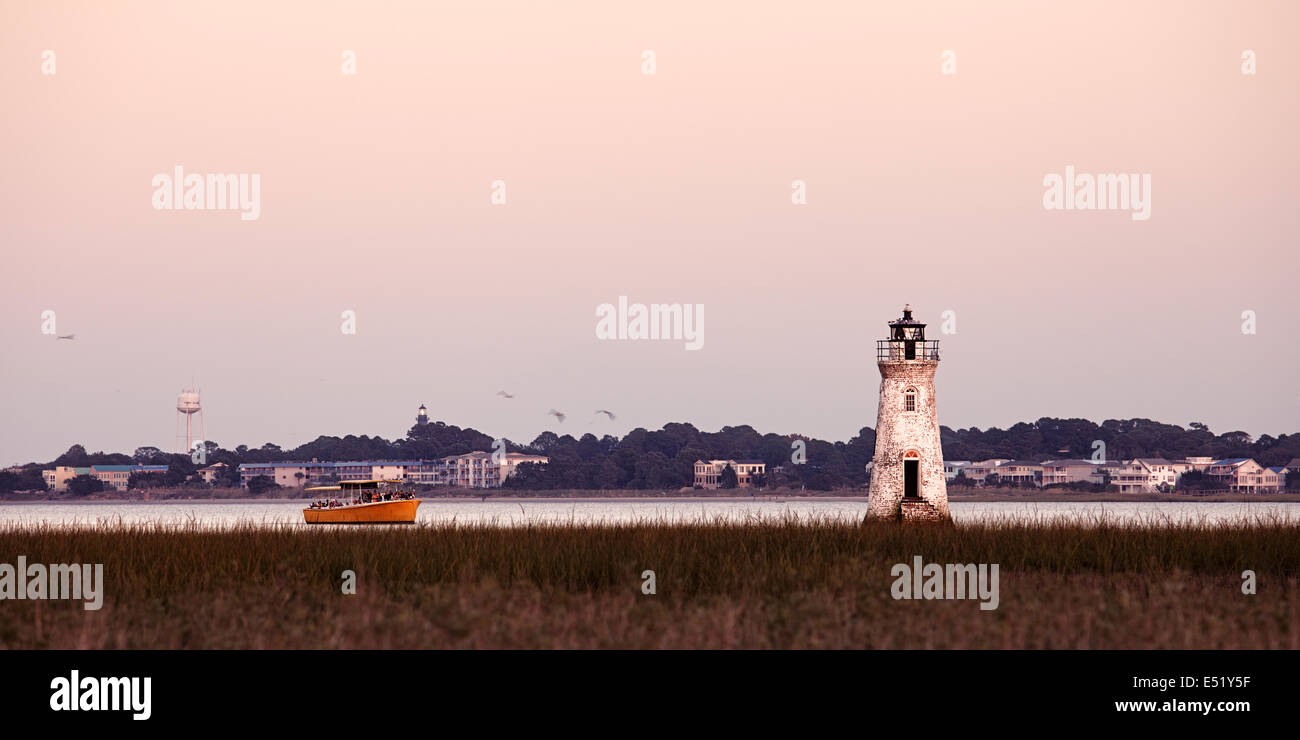 Old lighthouse at the Cockspur island Stock Photo - Alamy