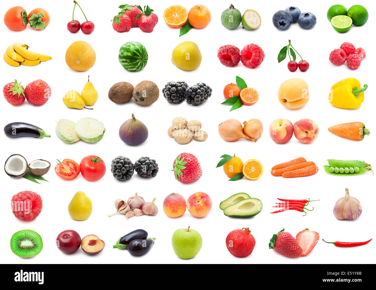 Fruits and Vegetables Stock Photo - Alamy