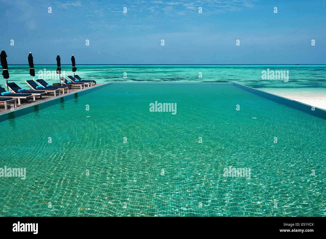 Luxury tropical swimming pool Stock Photo - Alamy