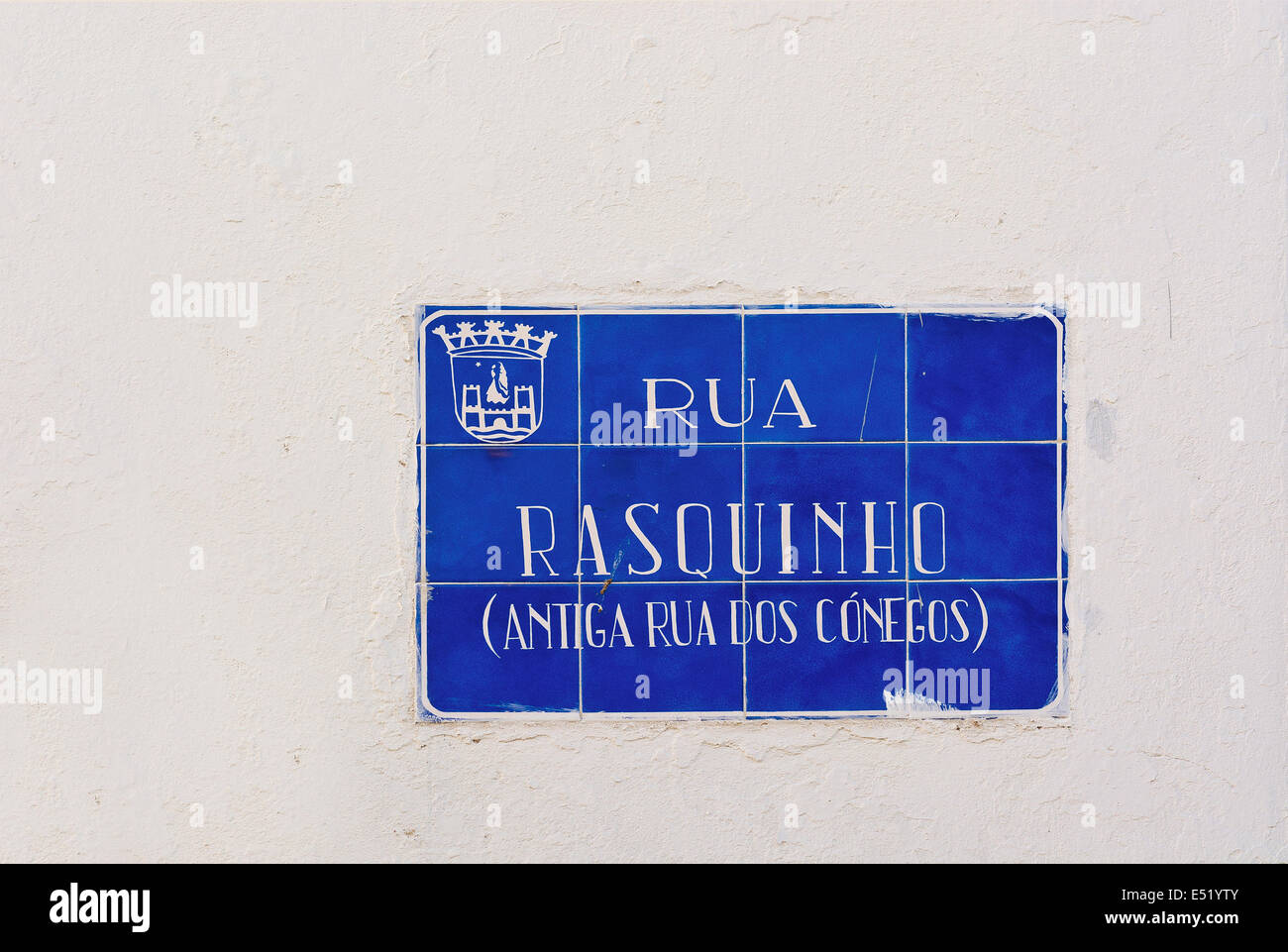 Portuguese street sign hi-res stock photography and images - Alamy