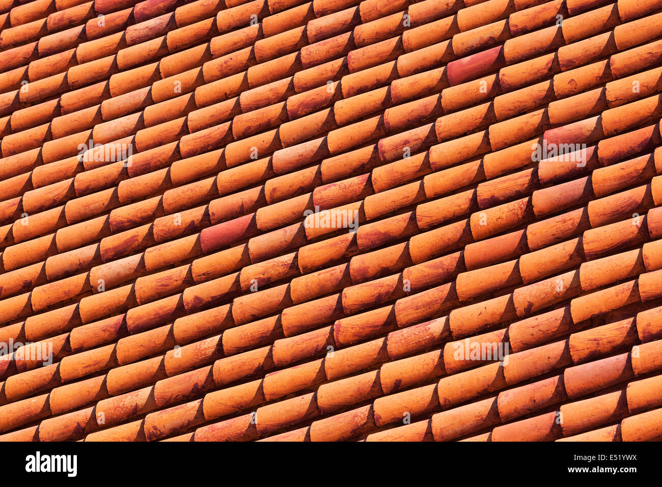 beautiful tiled roofs Stock Photo - Alamy