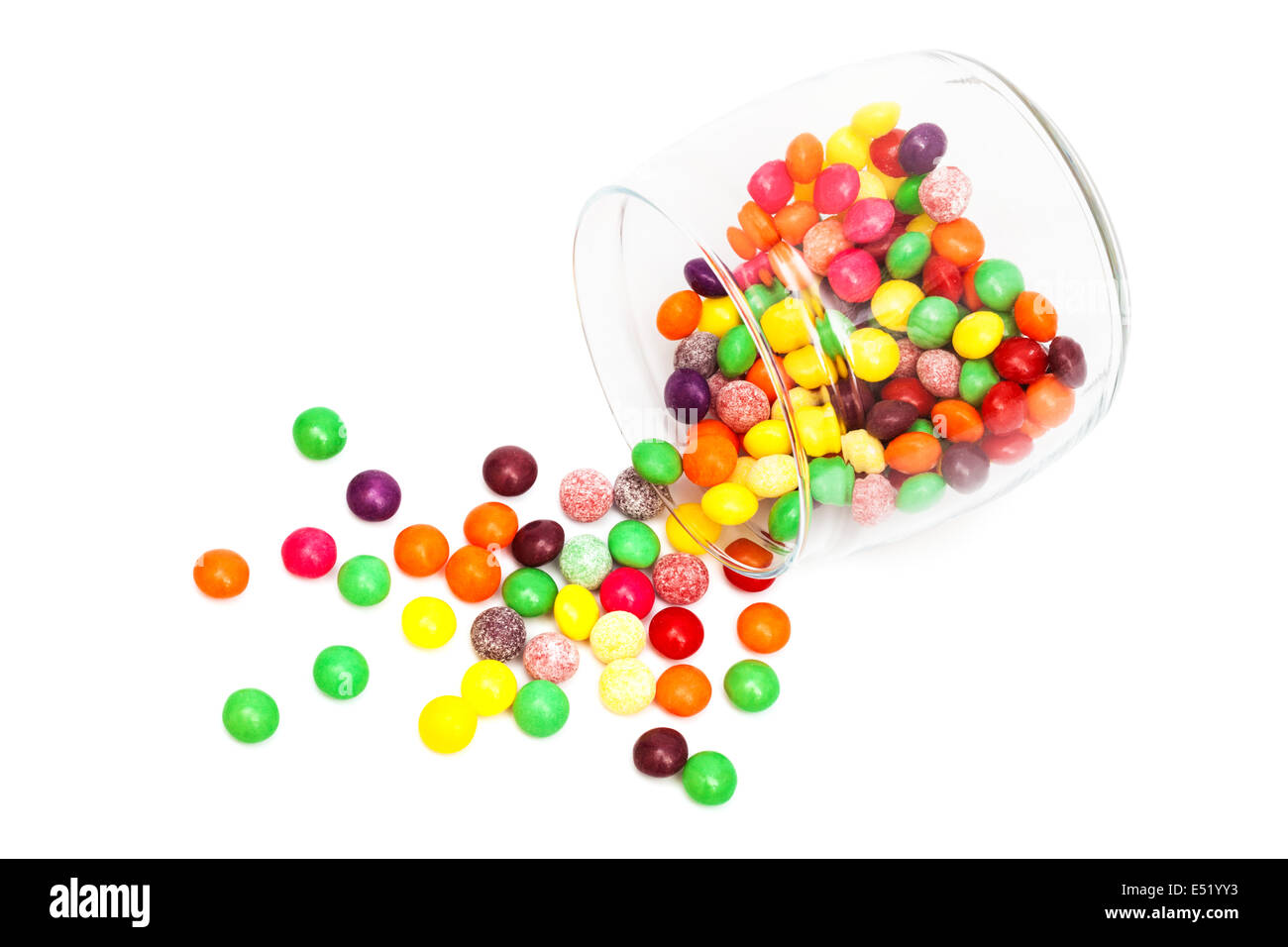 Candy in a glass jar Stock Photo - Alamy