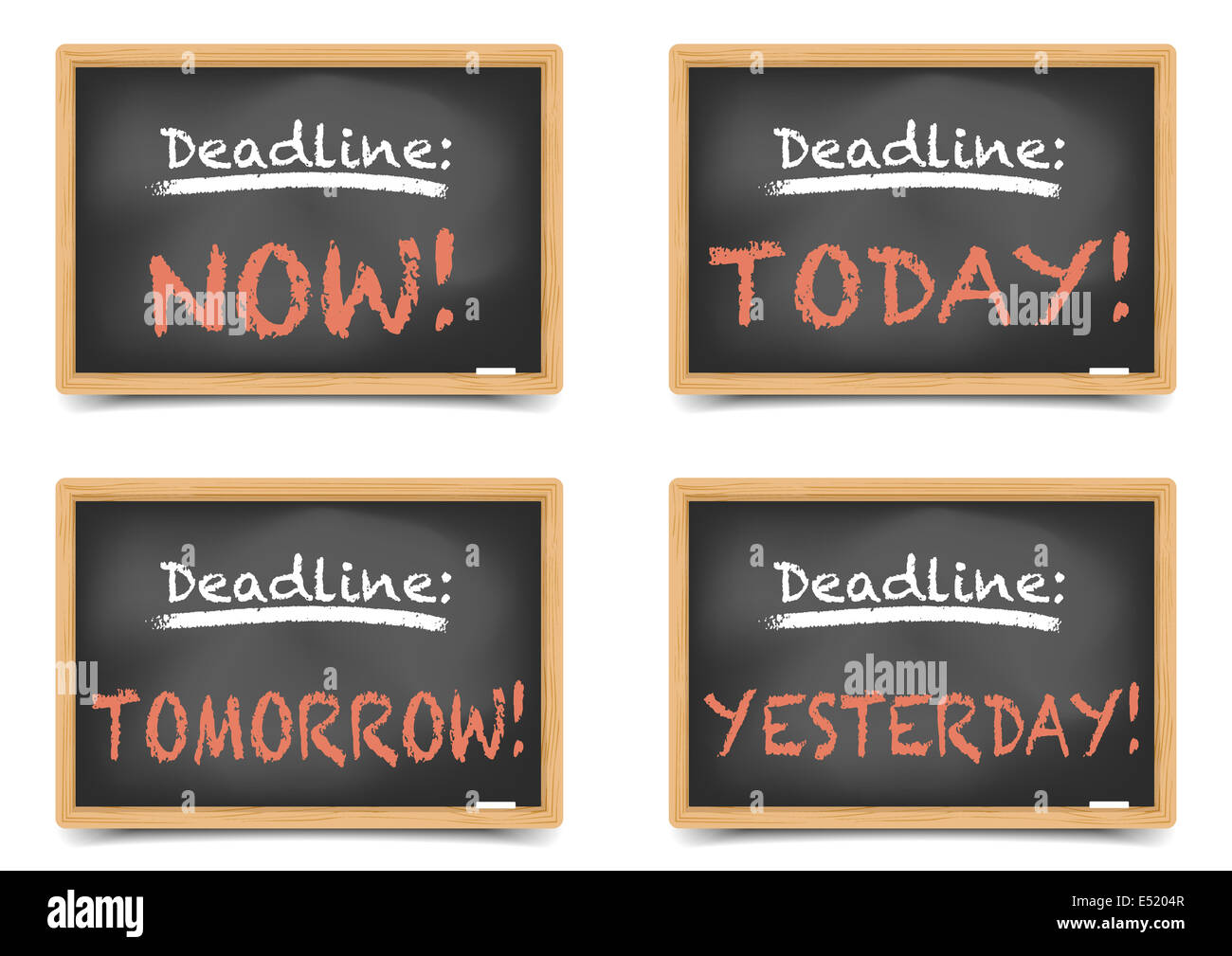 Deadline pressure deadlines Cut Out Stock Images & Pictures - Alamy