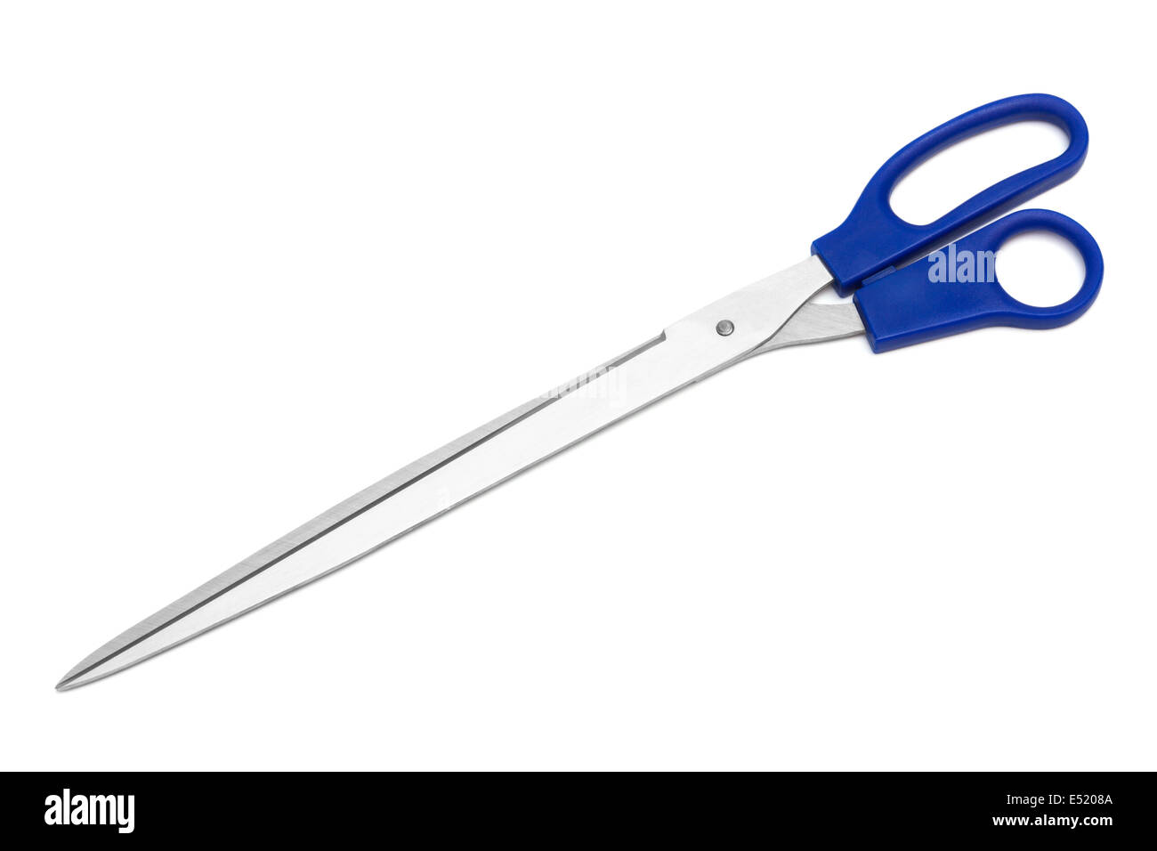 Modern metal scissors Stock Photo - Alamy