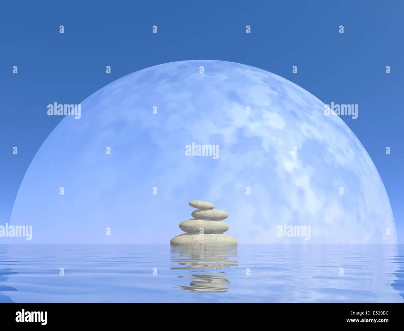 Balance - 3D render Stock Photo - Alamy
