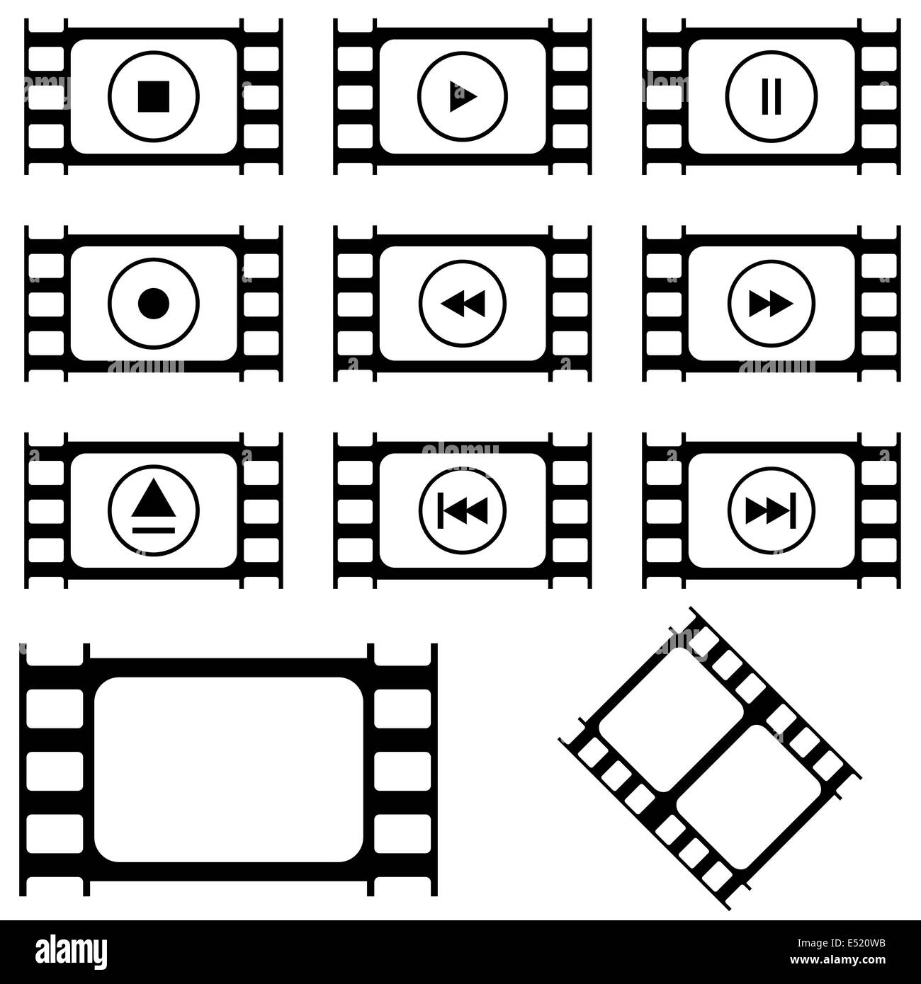 Abstract player icons hi-res stock photography and images - Alamy